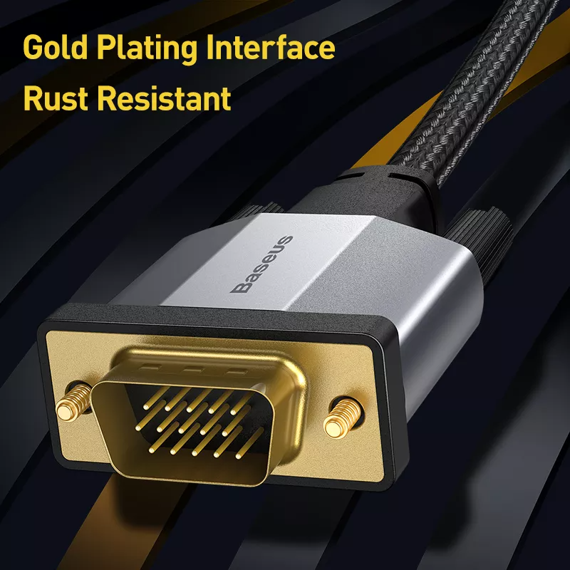 Baseus Enjoyment Series VGA Male To VGA Male Adapter Cable - Baseus ...