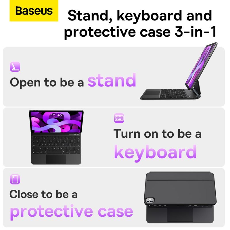 Baseus Brilliance Series Original Keyboard Case Pro with Digital ...