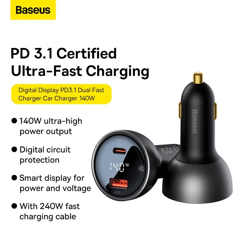 Baseus Car Chargers | Buy Fast & Latest Collection - Baseus Pakistan