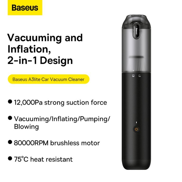 Baseus A3lite Car Vacuum Cleaner - Baseus Pakistan