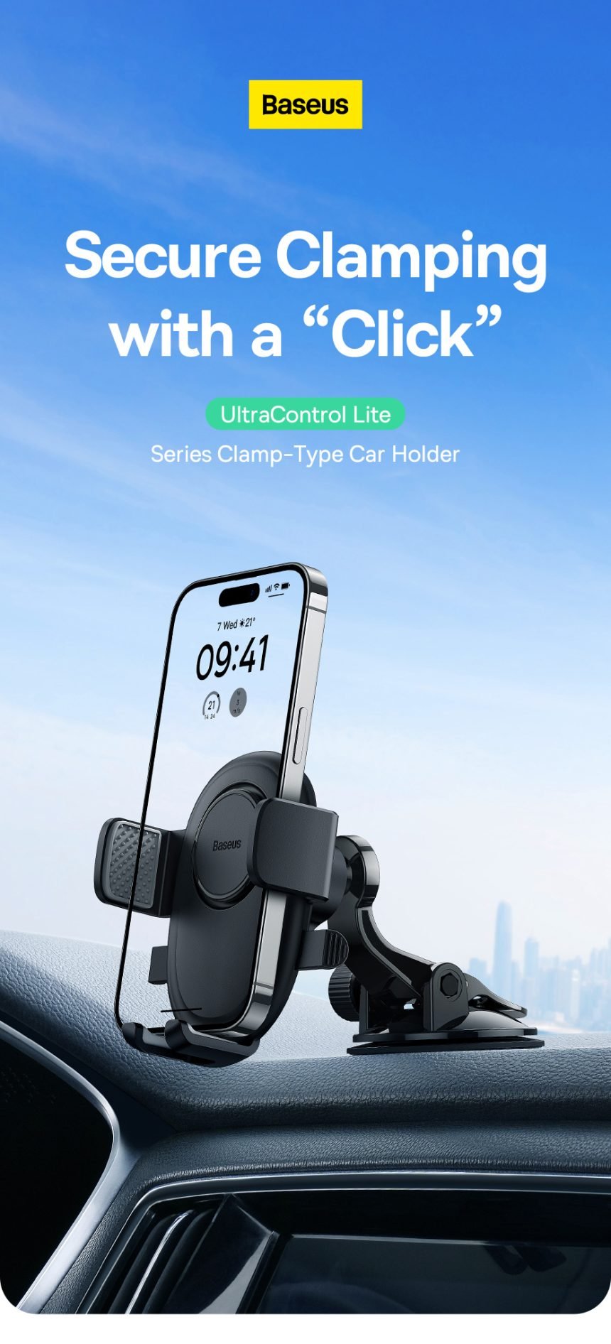Baseus UltraControl Lite Series Car Holder - Baseus Pakistan