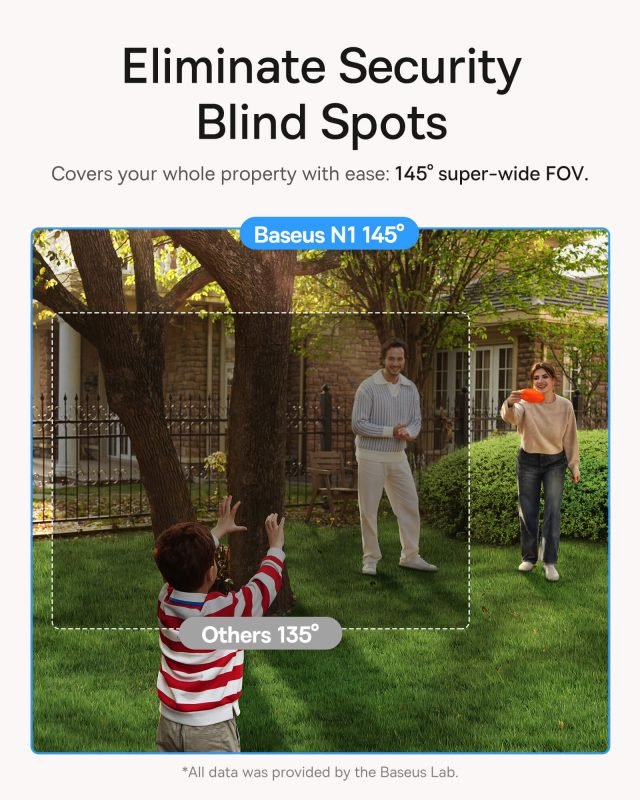 Baseus Outdoor Camera Security N1 Series 2K 2-Cam Kit - Baseus Pakistan